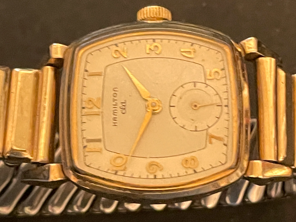 Vintage Hamilton CLD Men's Watch Running Ticks 10K GF Case Gold Filled ...