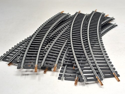 Lima H0 / Set Of n.10 Tracks Curved N/3030 R-360 - 36° - Length 220 MM ...