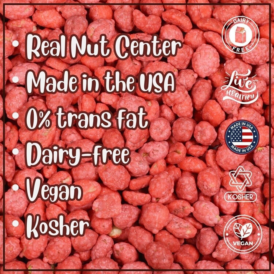 French Burnt Peanuts by Its Delish, 5 lbs Bulk Bag | Candy Coated Nuts ...