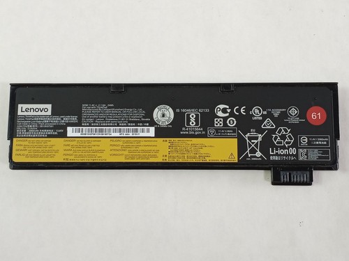 Lenovo 01AV424 2060mAh 3 Cell Laptop Battery for ThinkPad T470 / T480 ...