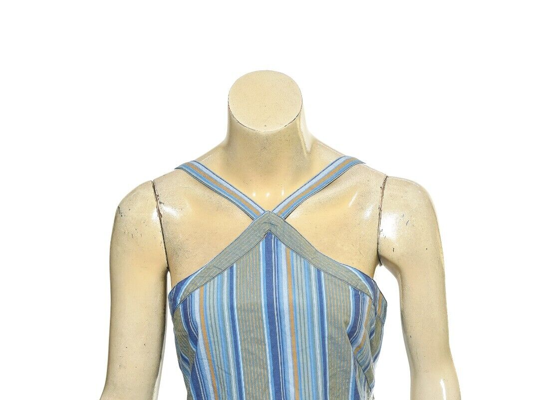 Free people We The Free Erin Halter Top M 8 Women Casual Striped Tunic ...