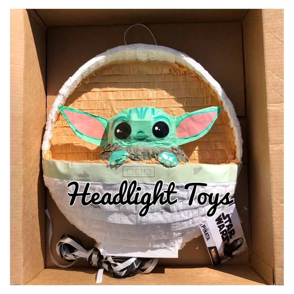 Star Wars The Mandalorian Child Baby Yoda Figure PINATA Birthday Party ...