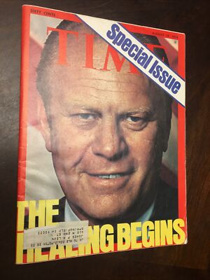 TIME Magazine August 19, 1974 Special Issue "The Healing Begins" Gerald ...