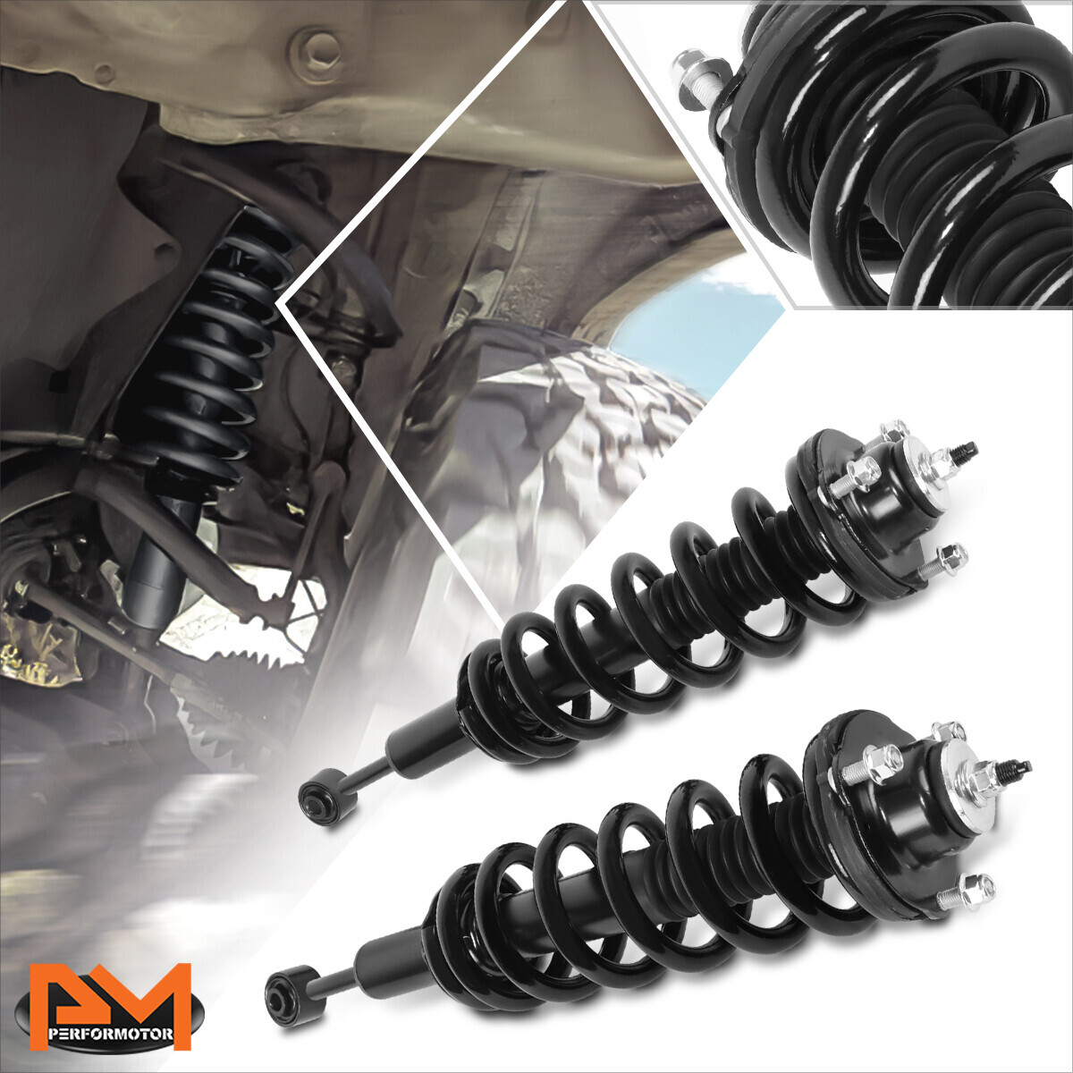 For 03-23 Toyota 4Runner Tacoma Fj Cruiser Front Struts Assembly w/Coil ...