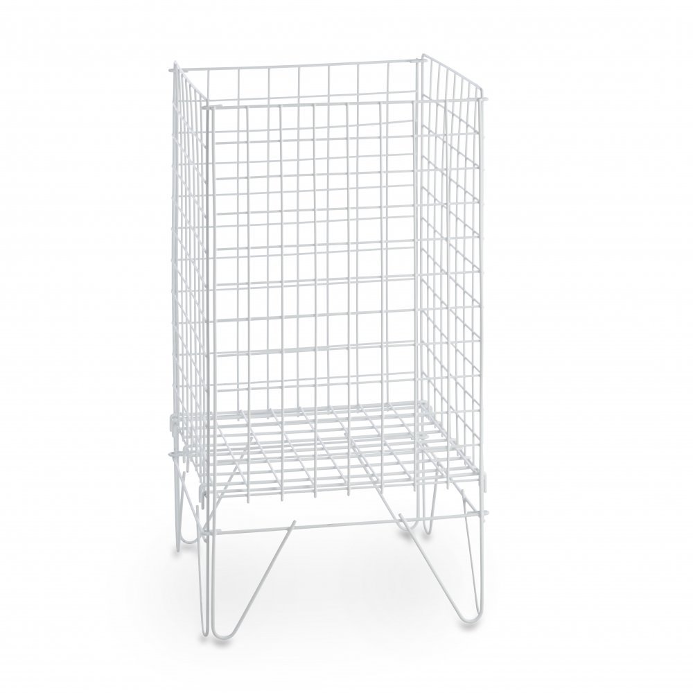 New White Square,Round Dump Bin Wire Basket Shop Display Shopfittings ...