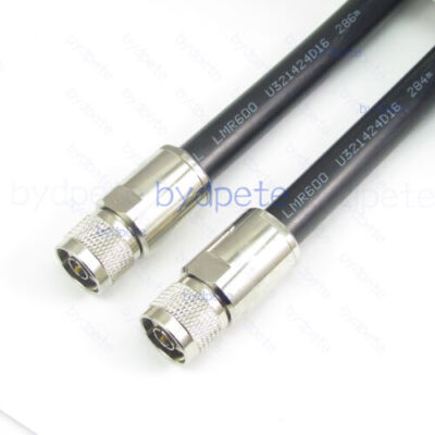 N male to N-type male plug LMR600 Coaxial Cable Coax RF 50ohm Low Loss ...