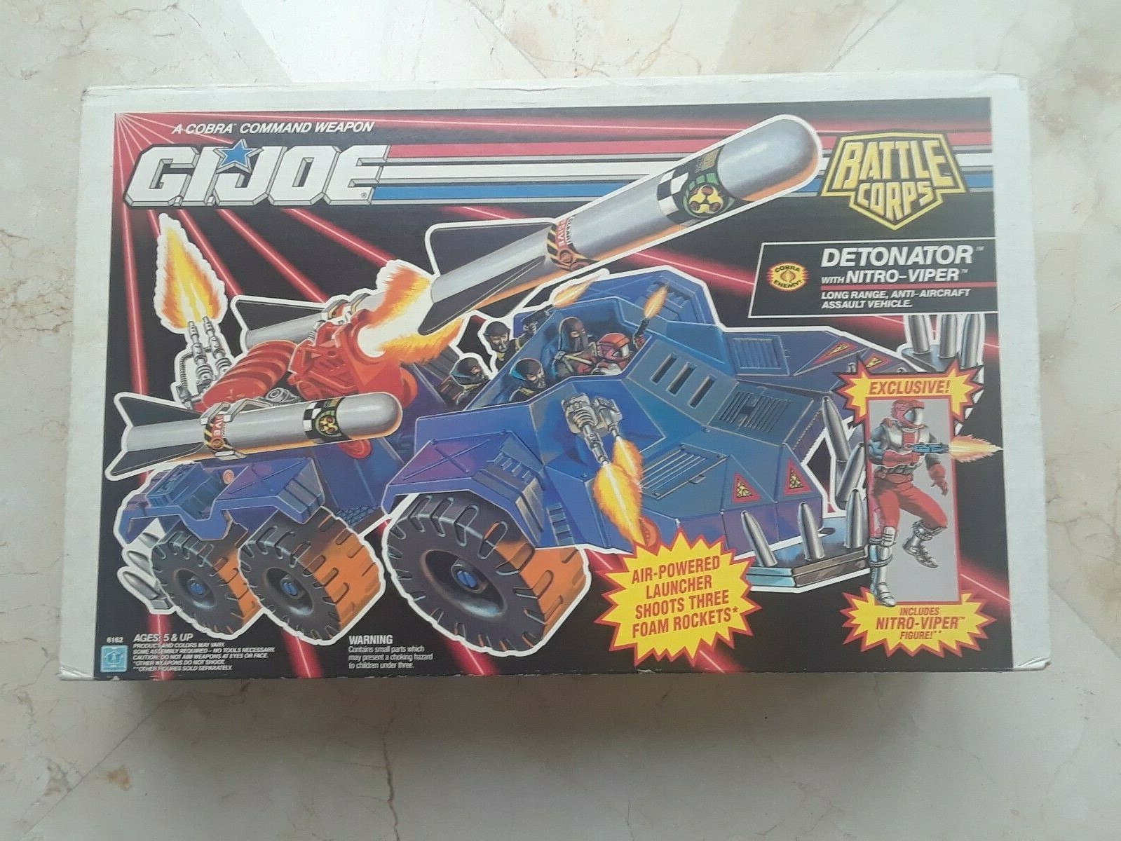 GI Joe Battle Corps Detonator with Nitro-Viper New in the box loose ...
