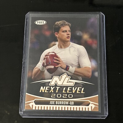 Joe Burrow 2020 Sage Hit Next Level Rookie Card #47 Cincinnati Bengals ...