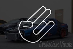 Shocker Sticker Decal V1 JDM Lowered Static Stance Low Drift Slammed ...