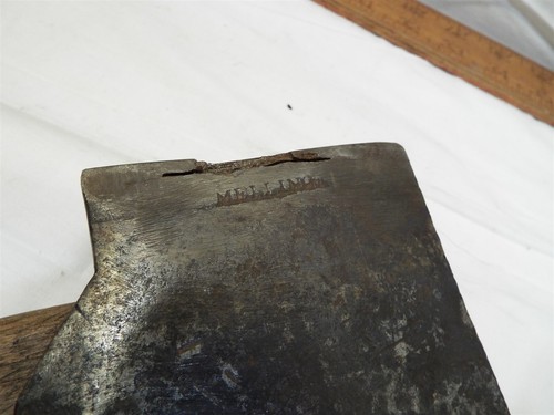 Antique Hand Forged Mortising Axe Wood Tool Mortise Ax Mellinger ...