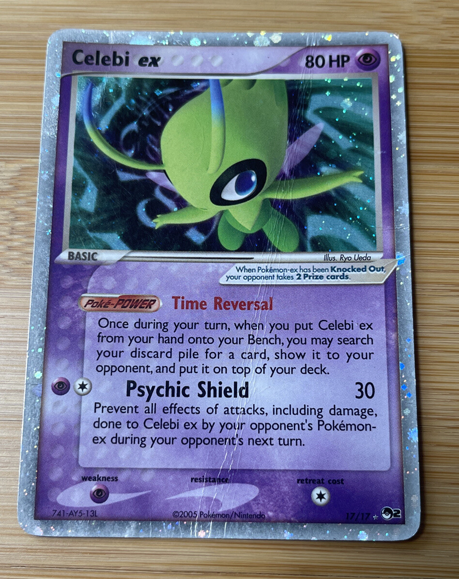 Pokémon TCG Celebi ex POP Series 2 17/17 Holo Ultra Rare HP | eBay