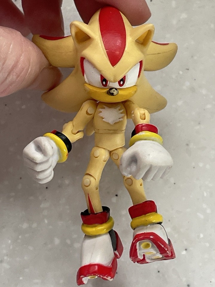 Sonic the Hedgehog Super Shadow Action Figure 3" Inch Jazwares ...