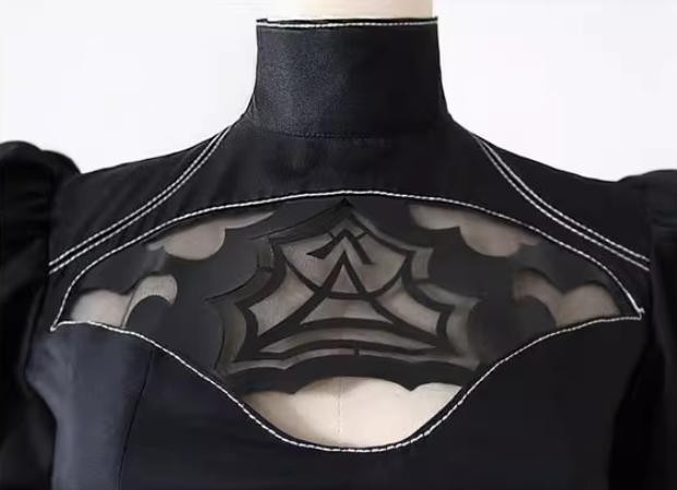 NieR Automata cosplay Yorha 2B No.2 Type B Anime Skirt Dress Costume ...