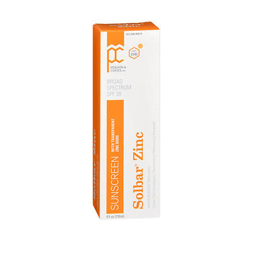 Solbar Zinc Sun Protection Cream With Spf 38 4 oz By Solbar ...