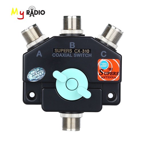 Heavy Duty Wideband Coax Switch CX-310 3 Port Antenna Repeater M-J ...