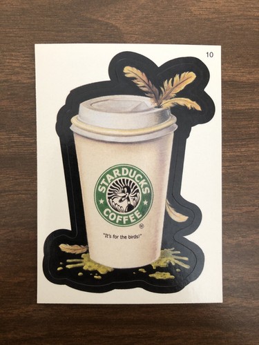 2005 Wacky Packages Sticker STARDUCKS COFFEE #10 Topps Trading Card ...
