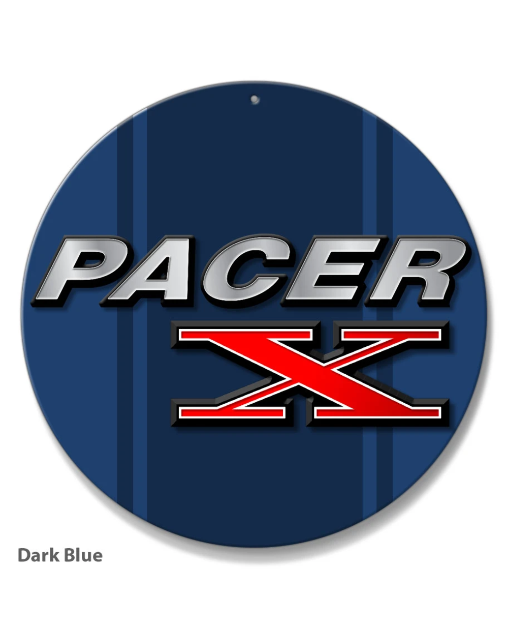 1975 - 1980 AMC Pacer X Emblem Novelty Round Aluminum Sign - Aluminum ...