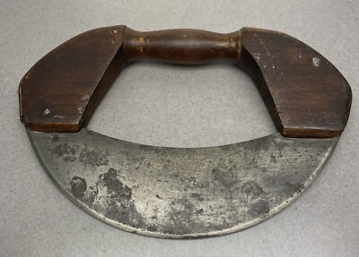 Primitive Dough Cutter Kitchen Chopper Tool Antique Wood Handle | eBay