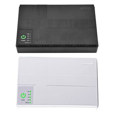 UPS 5V/9V/12V Uninterruptible Power Supply Battery Backup 10400mAh For ...