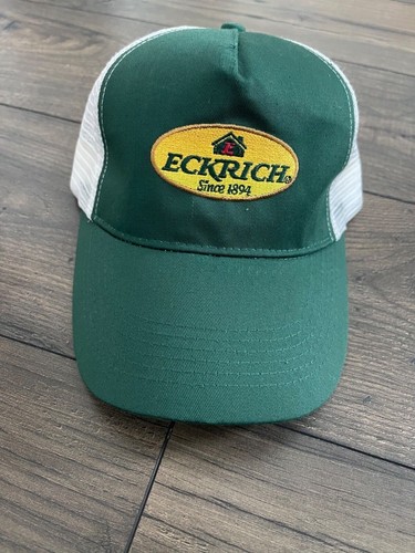 Eckrich Cotton & Mesh Snapback Trucker Cap Hat | eBay