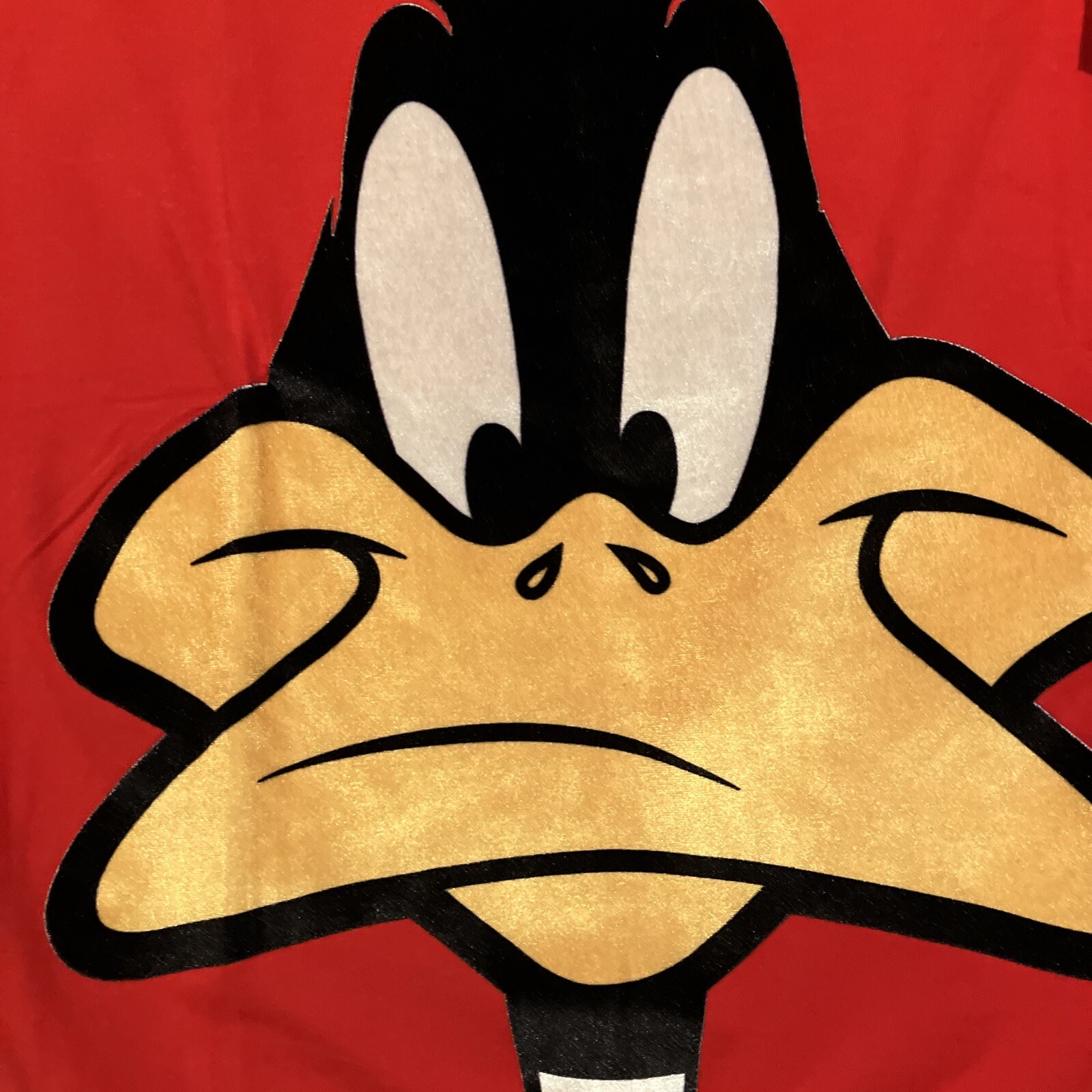 RARE - Looney Tunes - Daffy Duck - Felt Logo On Front… - Gem