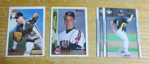 Alan Embree Lot of 4 Trading Cards MLB Baseball Cleveland Indians ...