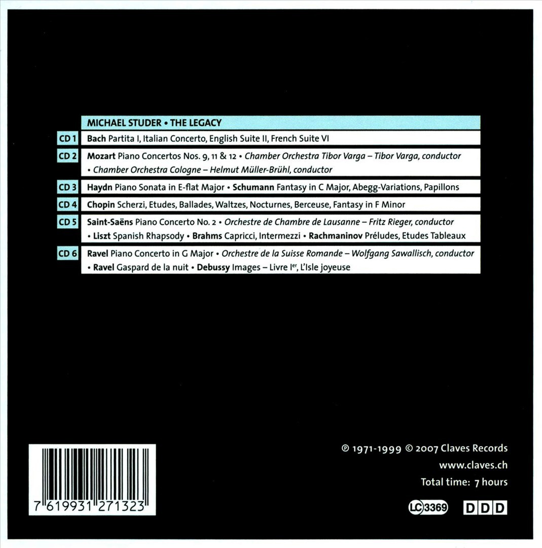 MICHAEL STUDER THE LEGACY: MICHAEL STUDER [BOX SET] NEW CD | eBay