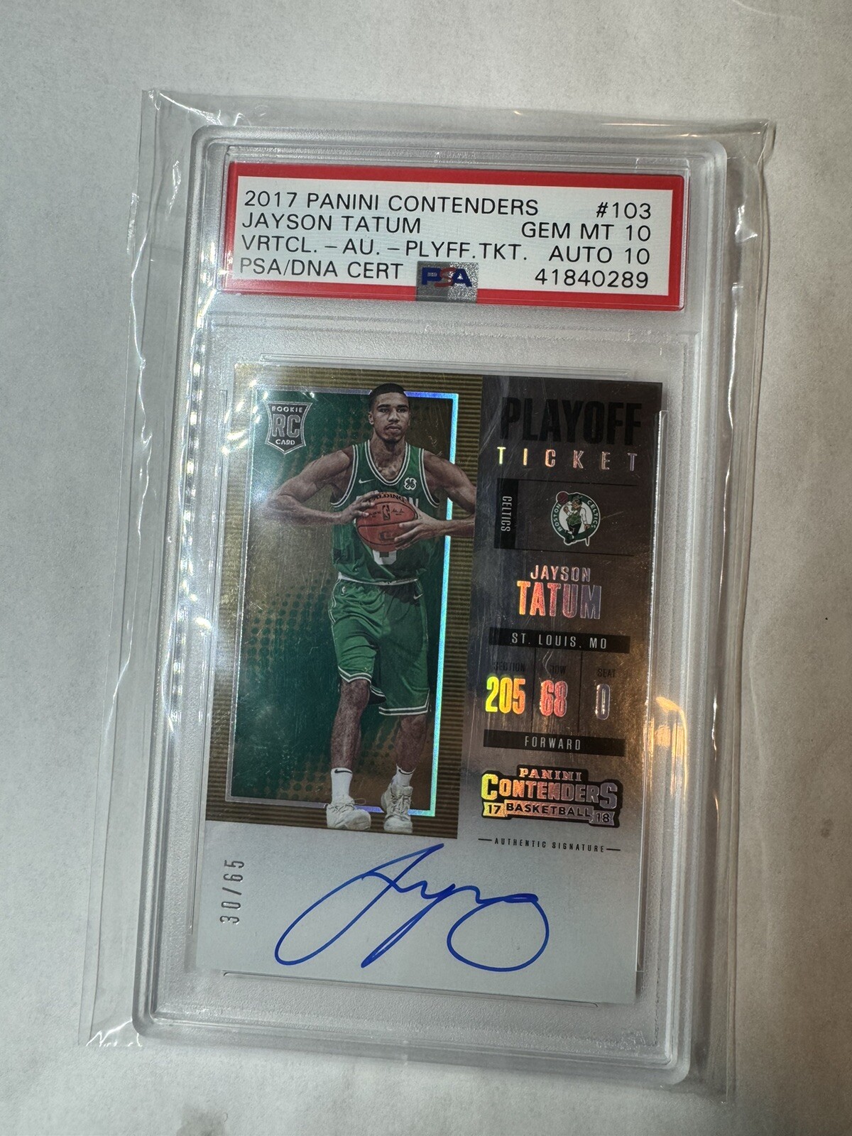 Jayson Tatum Autographed Memorabilia | Signed Photo, Jersey ...