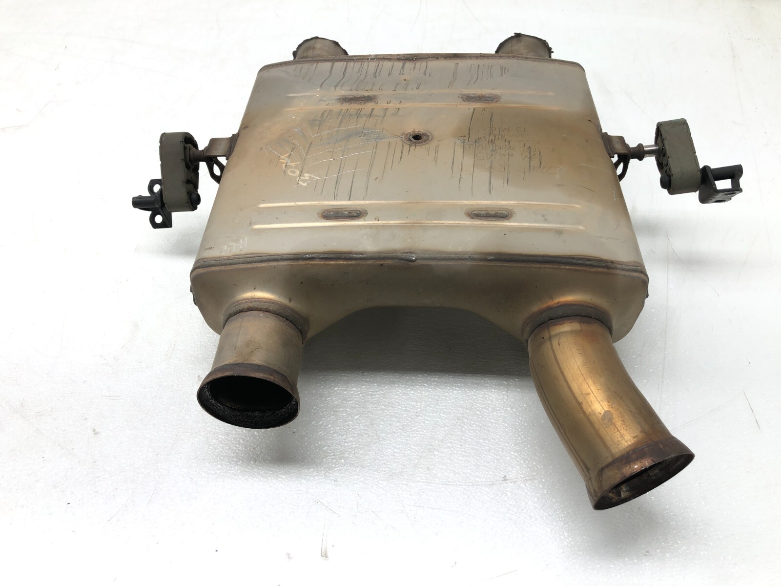 MERCEDES W166 Ml63 Ml550 AMG Sport Mid Pipe Exhaust Muffler Assembly ...