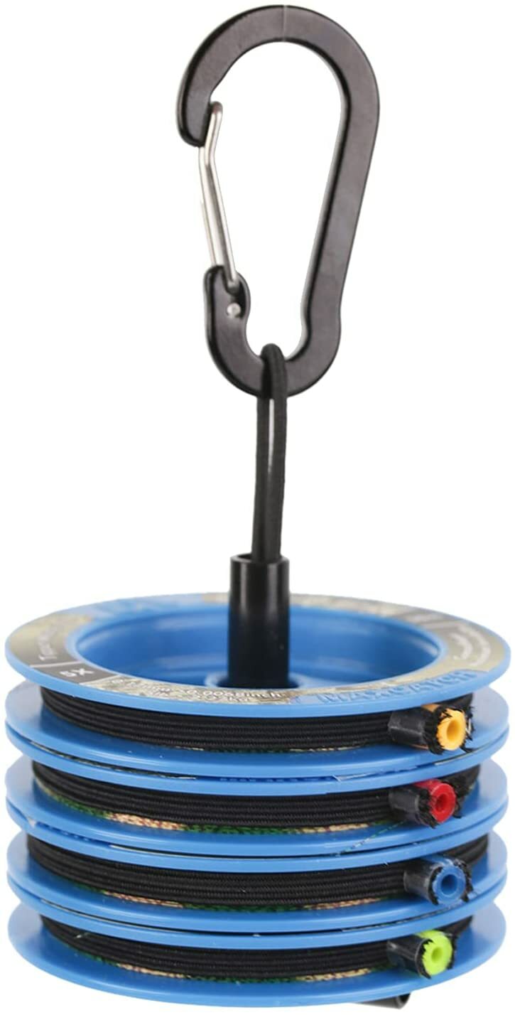 Maxcatch Fly Fishing Tippet Line 0/1/2/3/4/5/6X with Tippet Holder ...