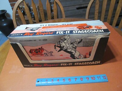 vintage IDEAL'S ROY ROGERS FIX-IT STAGECOACH | eBay