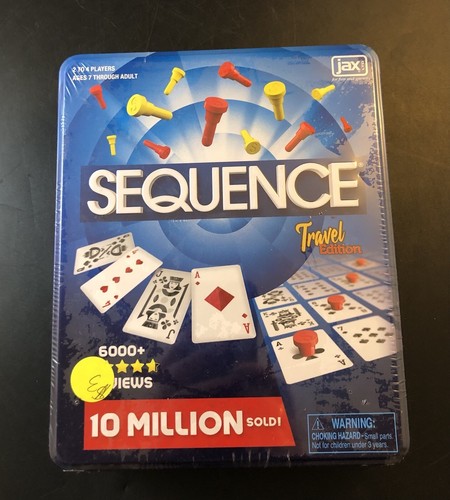 Sequence Game Travel Edition Card Board Game Fun Strategy Family ...