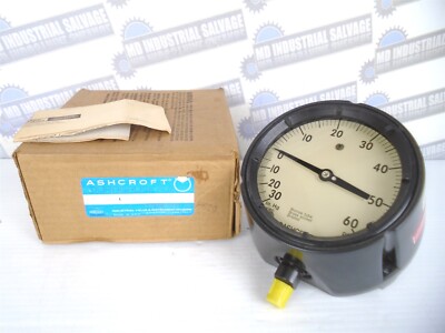 ASHCROFT - 45-1279-ASL-02L (30IMV-60 psi) - 4.5" - 30 in VAC hG to 60 ...
