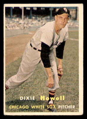 1957 Topps #221 Dixie Howell Scan of the Card you'll receive Condition ...