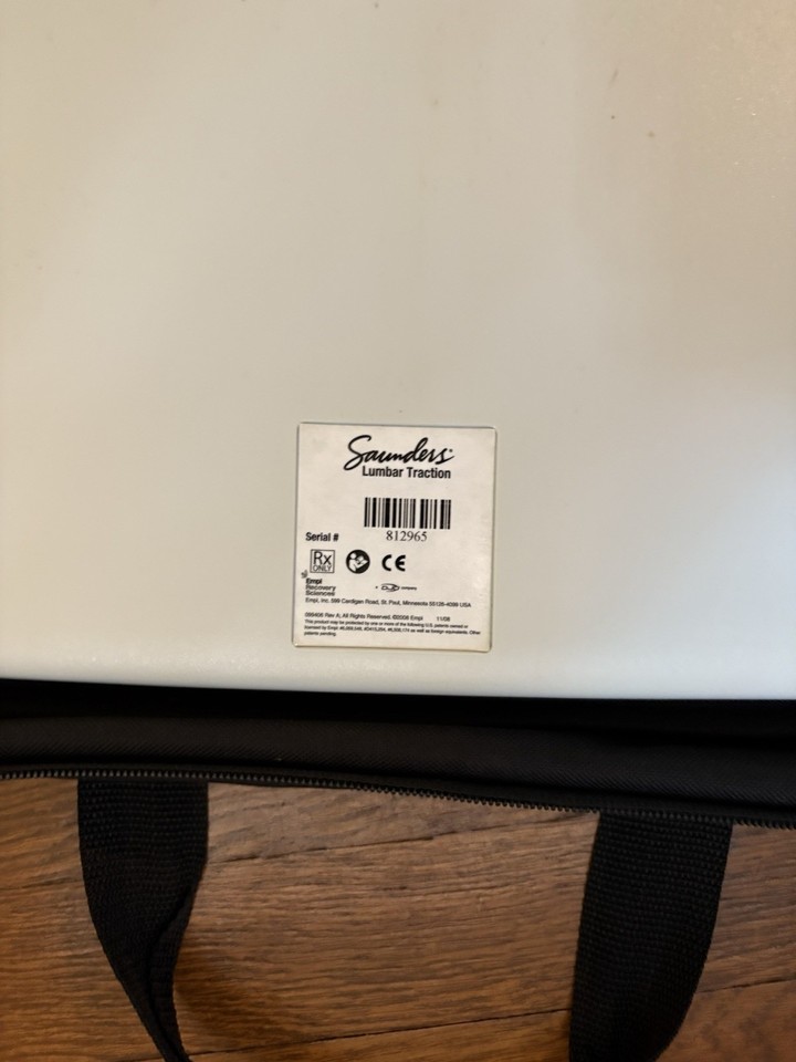 Saunders Hometrac Lumbar Traction Spinal Decompression Device With ...