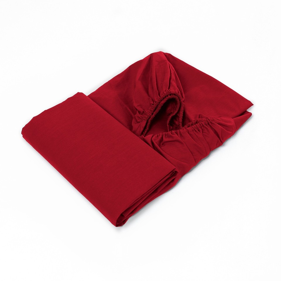 Extra Deep 25cm Fitted Sheet 100% Poly Cotton Single Double King Size ...