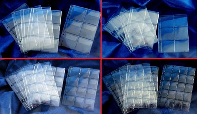 Pages for coin and holder album and dividers - BIG CHOOSE SLEEVES | eBay UK