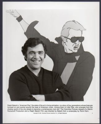 animator RALPH BAKSHI director AMERICAN POP 1981 film ORIG PHOTO ...