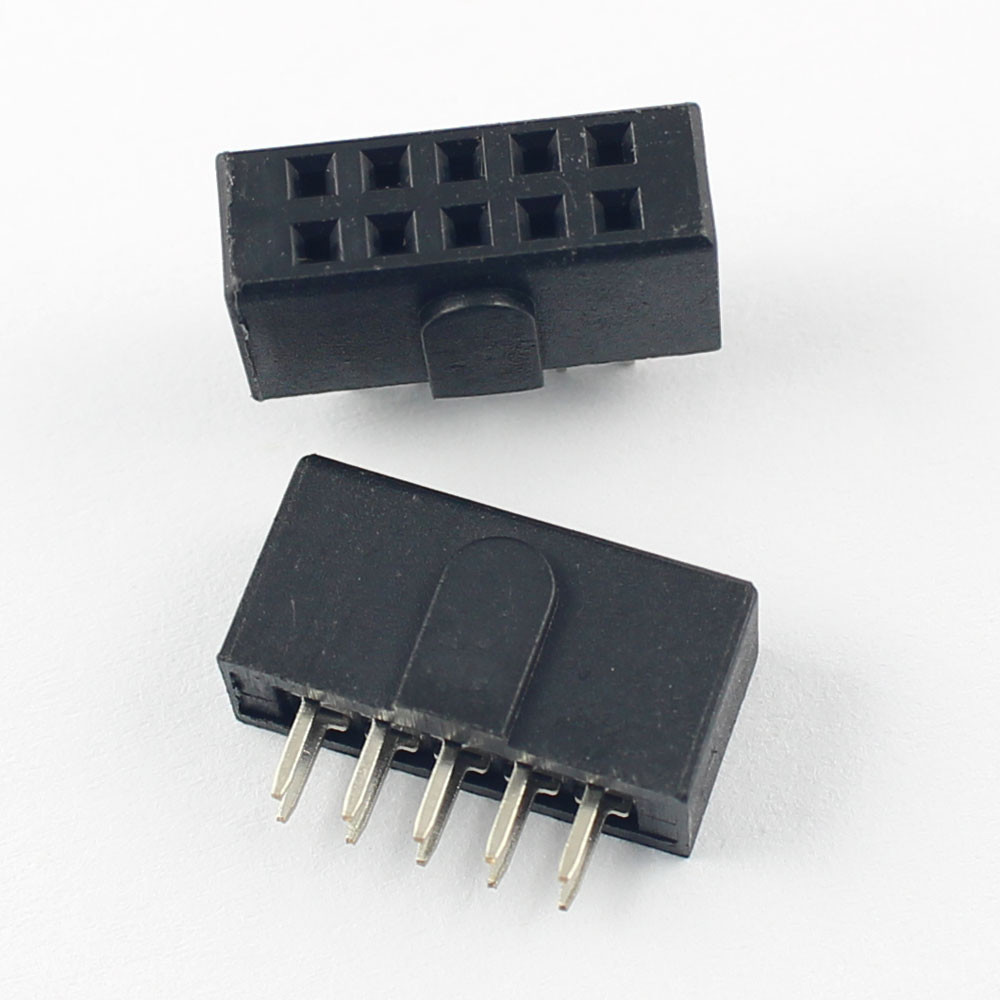 20Pcs 2.54mm 0.1" Pitch 2x5 10 Pin Female Pin Header Strip Polarizing ...