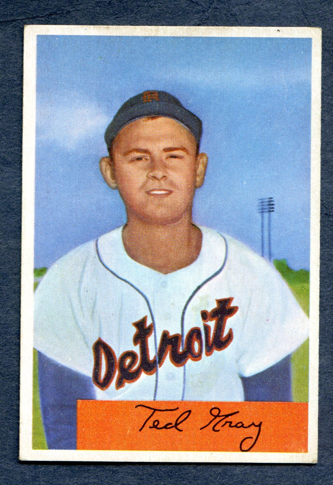 1954 Bowman #71 Ted Gray - Detroit Tigers Ex/Mt | eBay