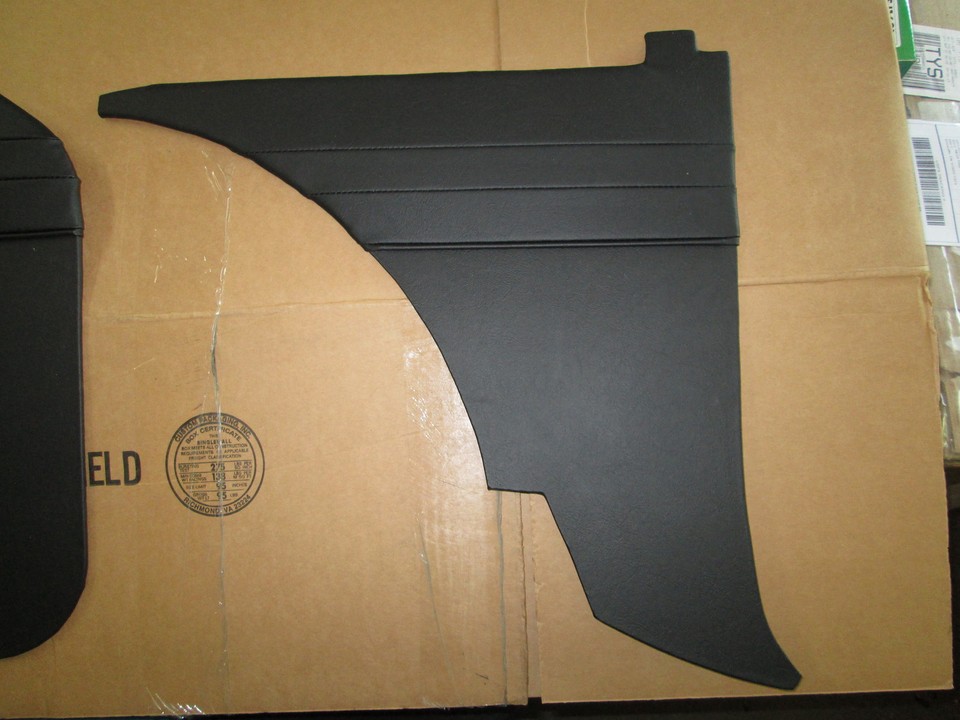 New 6 Piece Interior Panel Set with Door Panels MGB 1962-1965 Black ...