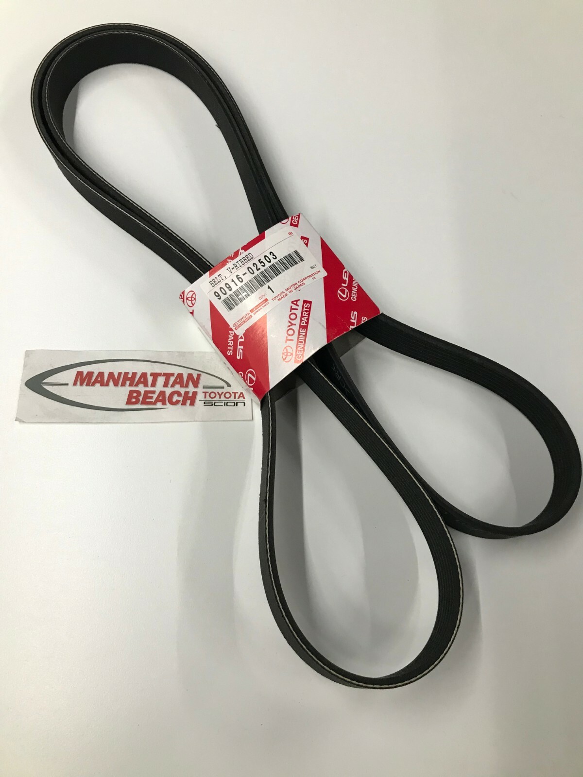 Genuine Toyota Serpentine Belt 90916-02503 | eBay