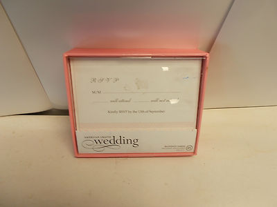 4 boxes of Wedding Printable Response Cards with envelopes. 25 per box ...