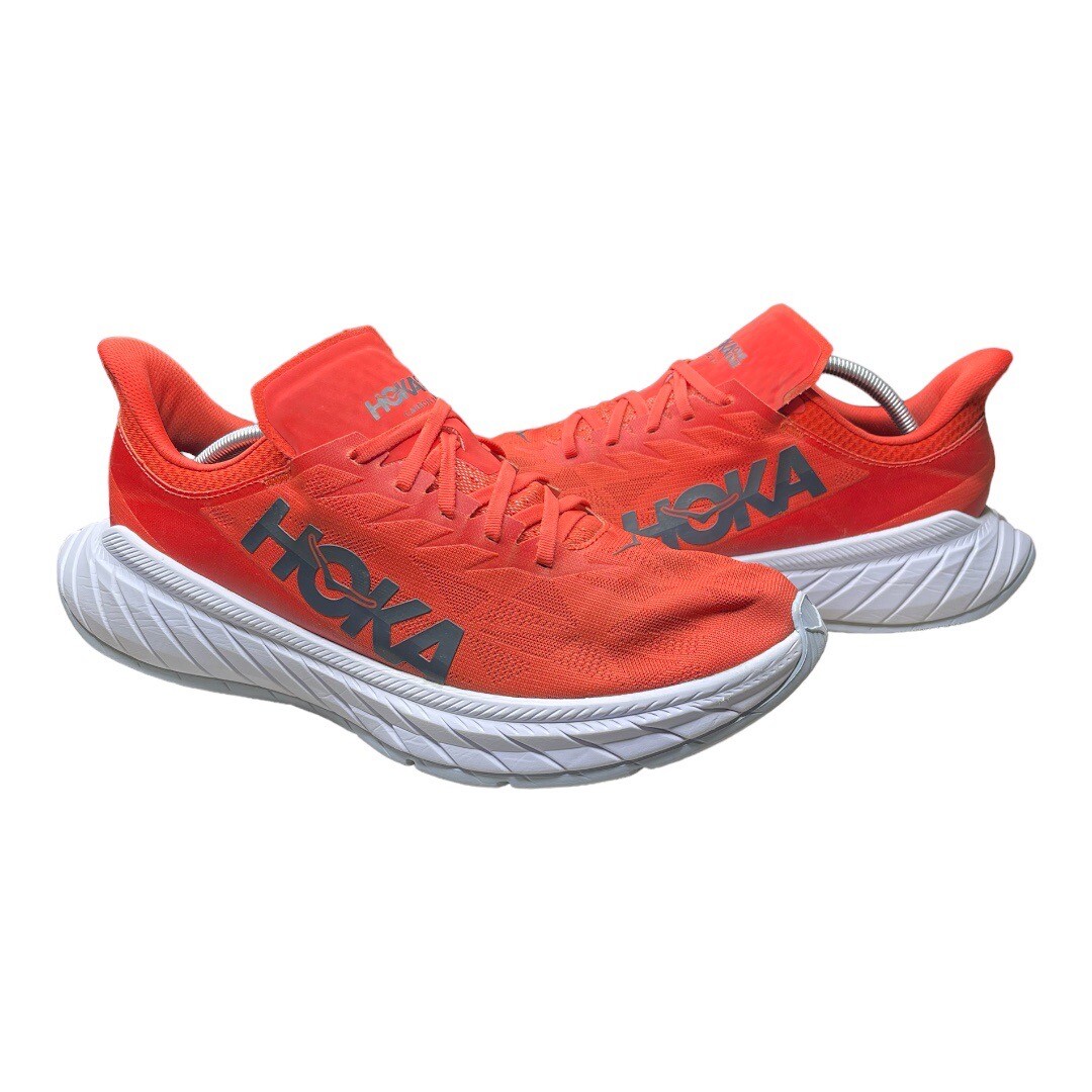 HOKA ONE ONE Carbon X 2 Mens Running Shoes, Red Size … - Gem