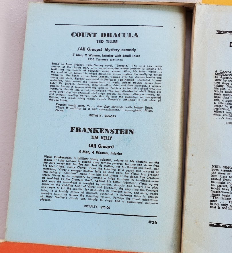 Lot of 15 Samuel French Inc. Publishing Play Scripts Vintage Acting ...