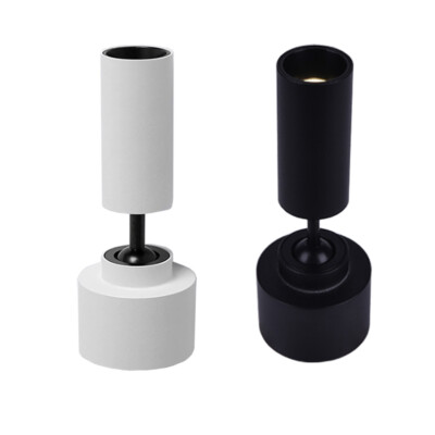 Dimmable/N 3W COB LED Ceiling Light Fixture Focus Spotlight Rotatable ...