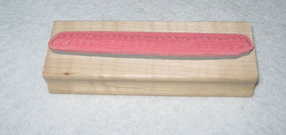 Stampabilities - Rubber Stamp - Vine Leaf Border - Large Size - EUC ...