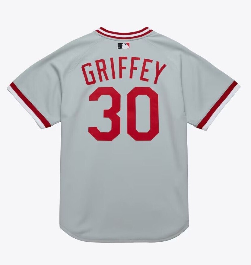 MLB Mitchell & Ness Cincinnati Reds #30 Baseball Jersey New Mens 36 ...