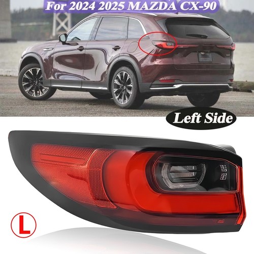 Driver Side Rear Outer LED Tail Light For Mazda CX-90 Sport 2024-2025 ...