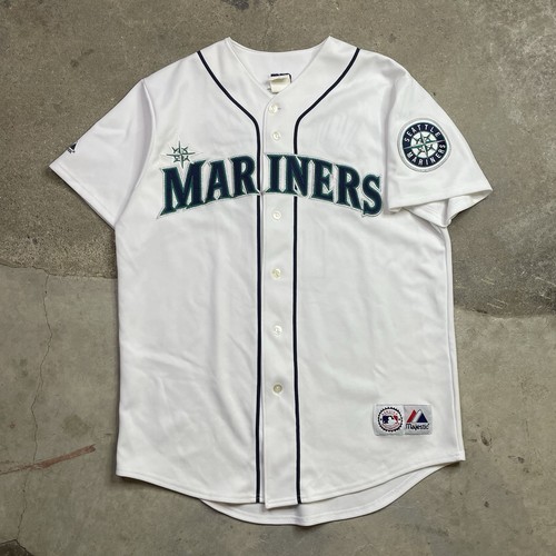 Vintage Signed Seattle Mariners Jersey Size Large MLB Majestic #2 Kenji ...